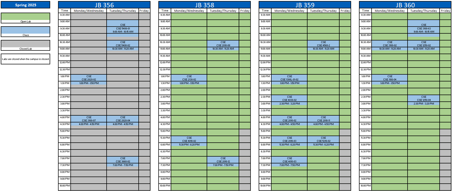 Computer Labs & Support | School of Computer Science & Engineering | CSUSB